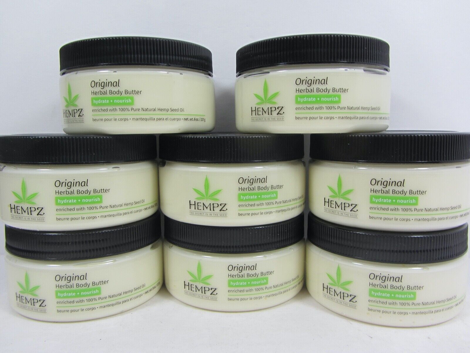 8 PACK HEMPZ ORIGINAL HERBAL BODY BUTTER 8 oz - Walmart.com