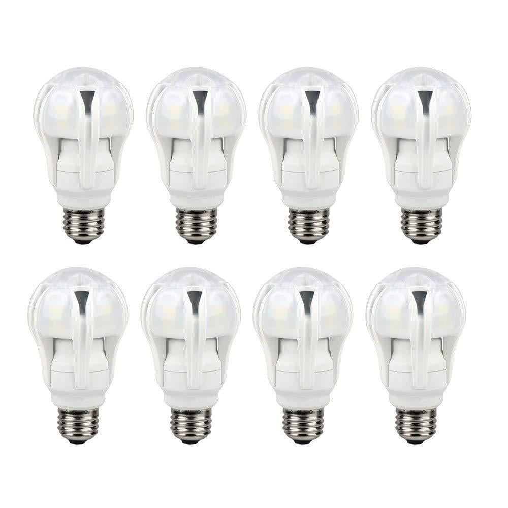 8-PACK Sigalux 12w (60w eq) Soft White LED A19 Light Bulbs 2700K 800lm ...