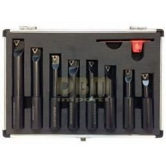 8 PC 3/4" Shank Indexable Boring Bar Set Free TCMT Insert - Walmart.com
