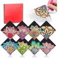 8 PC Diamond Art Corner Bookmarks Leather Book Mark Kit for Adults ...
