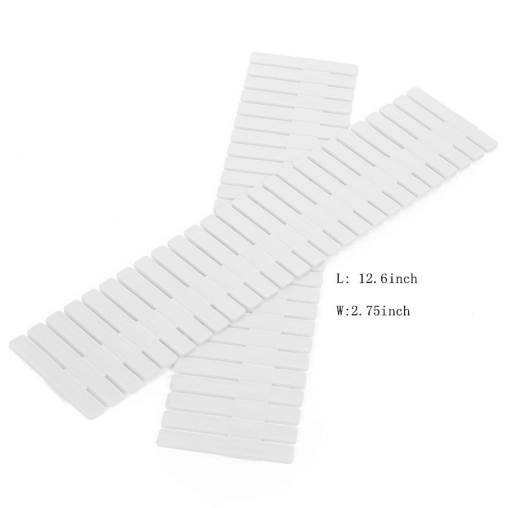 8 PC Drawer Grid Divider Flexible Drawer Divider Drawer Partition ...