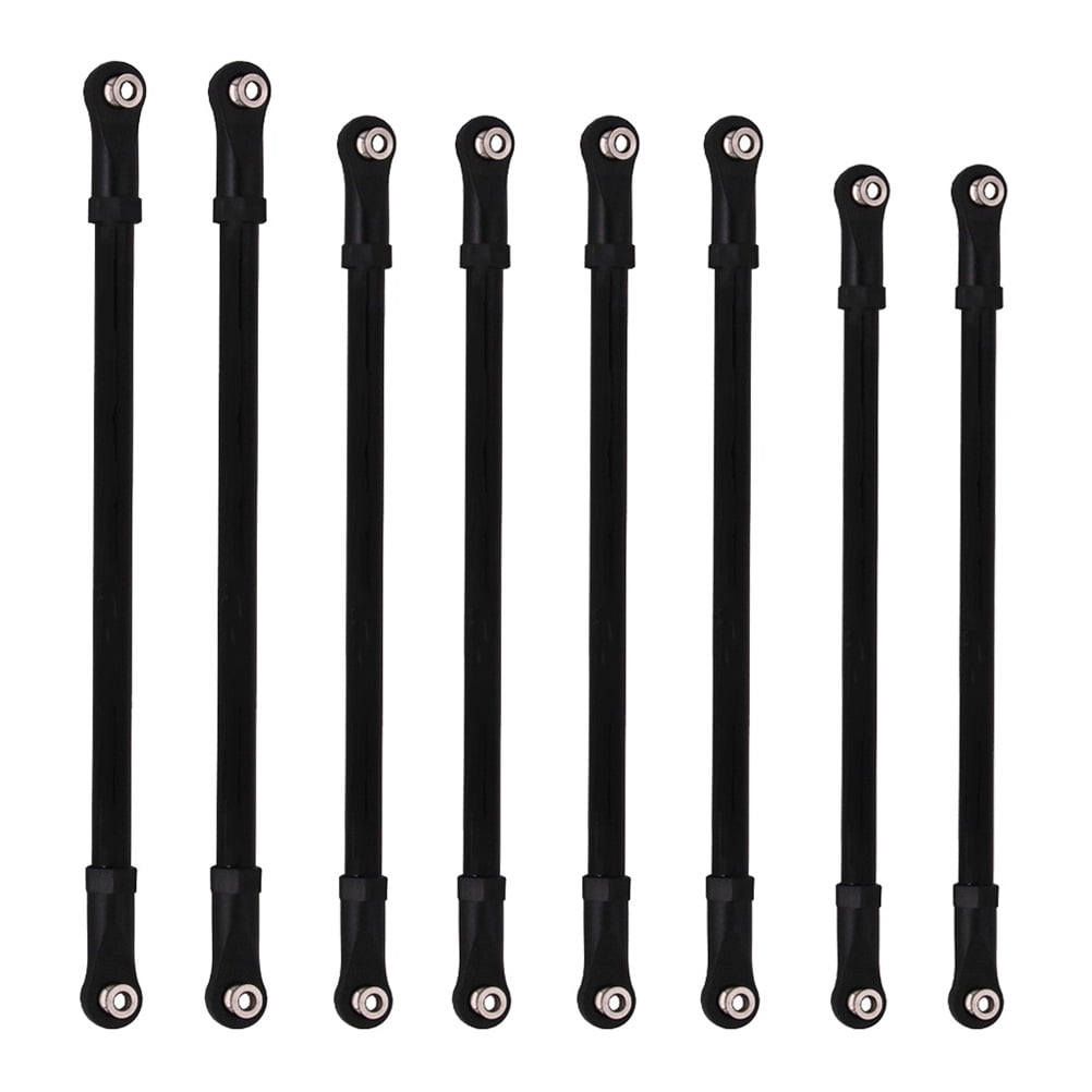 8 PC/Set Model Car Pull Rod Black Pull Rod Set Longer Pulling Rod Set ...