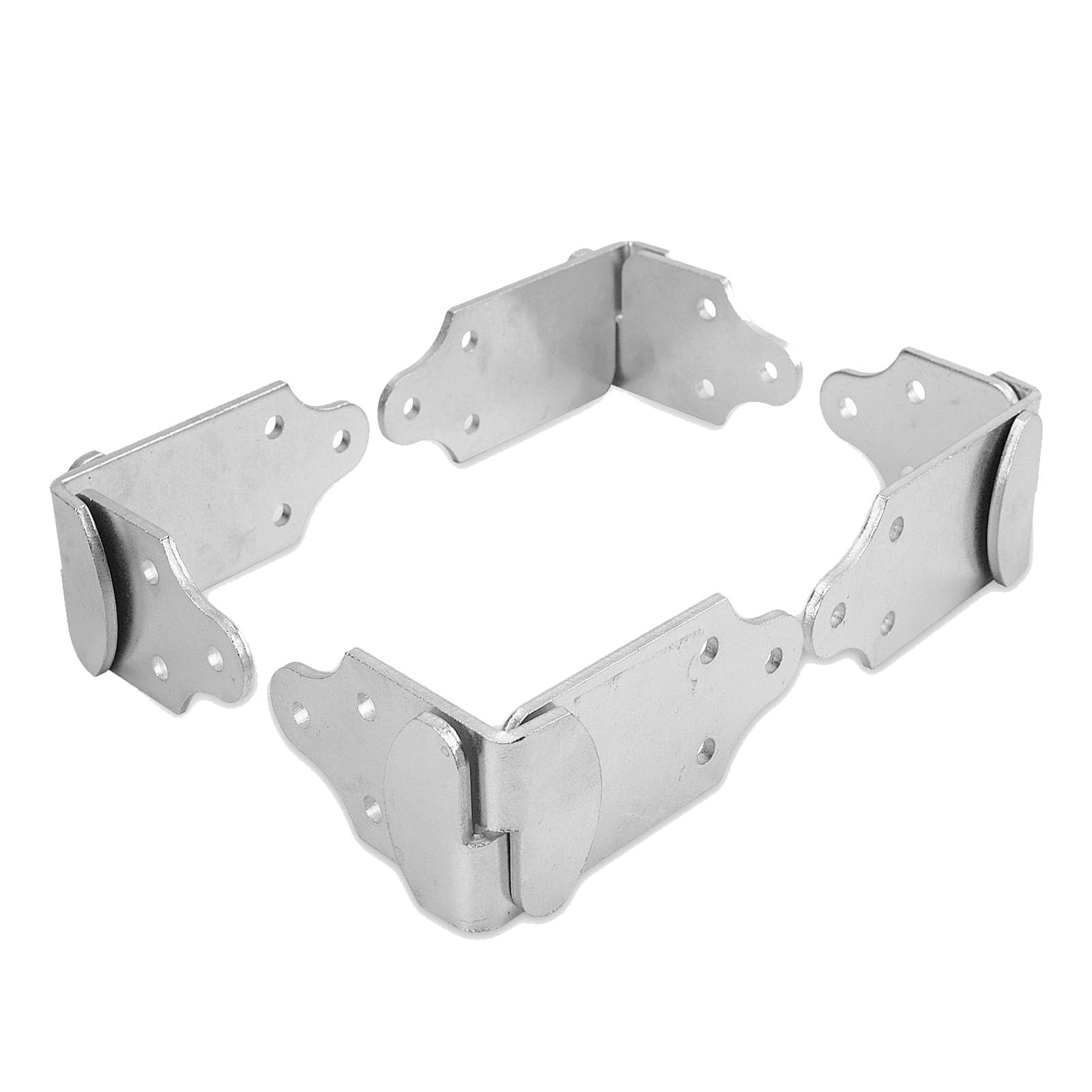 8 PC Utility Trailer RRF12 Rack Wood Panel Sides Stake Bed Gate Latch ...