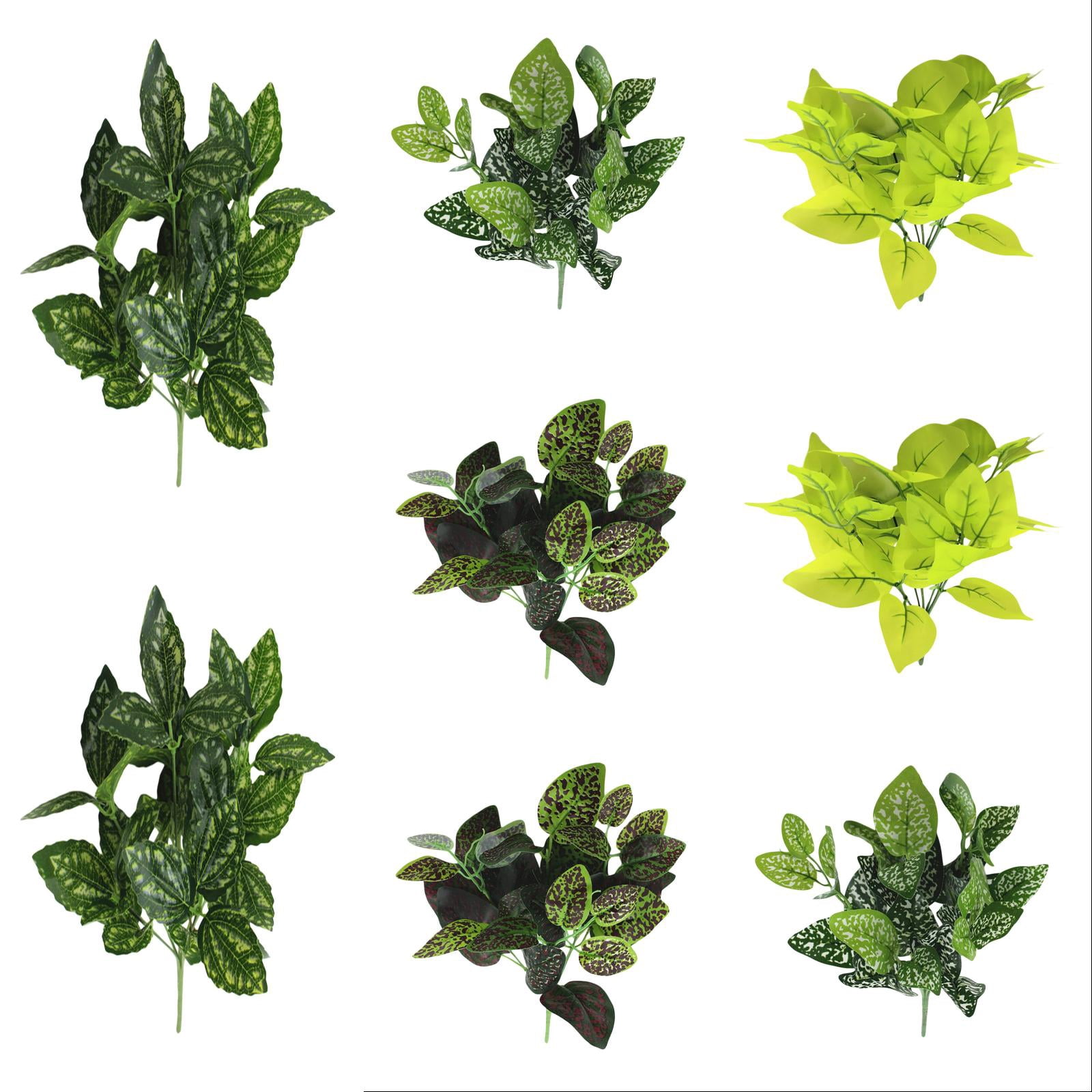 8 PCS 13 Inch Artificial Greenery Stems Set with Realistic Leaves, for ...