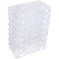 8 PCS 36 Grids Bead Organizer Box Plastic Clear 3600 Tackle Containers ...