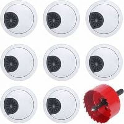Rarida 8 PCS 60mm cable conduit for round table metal cable channel ...