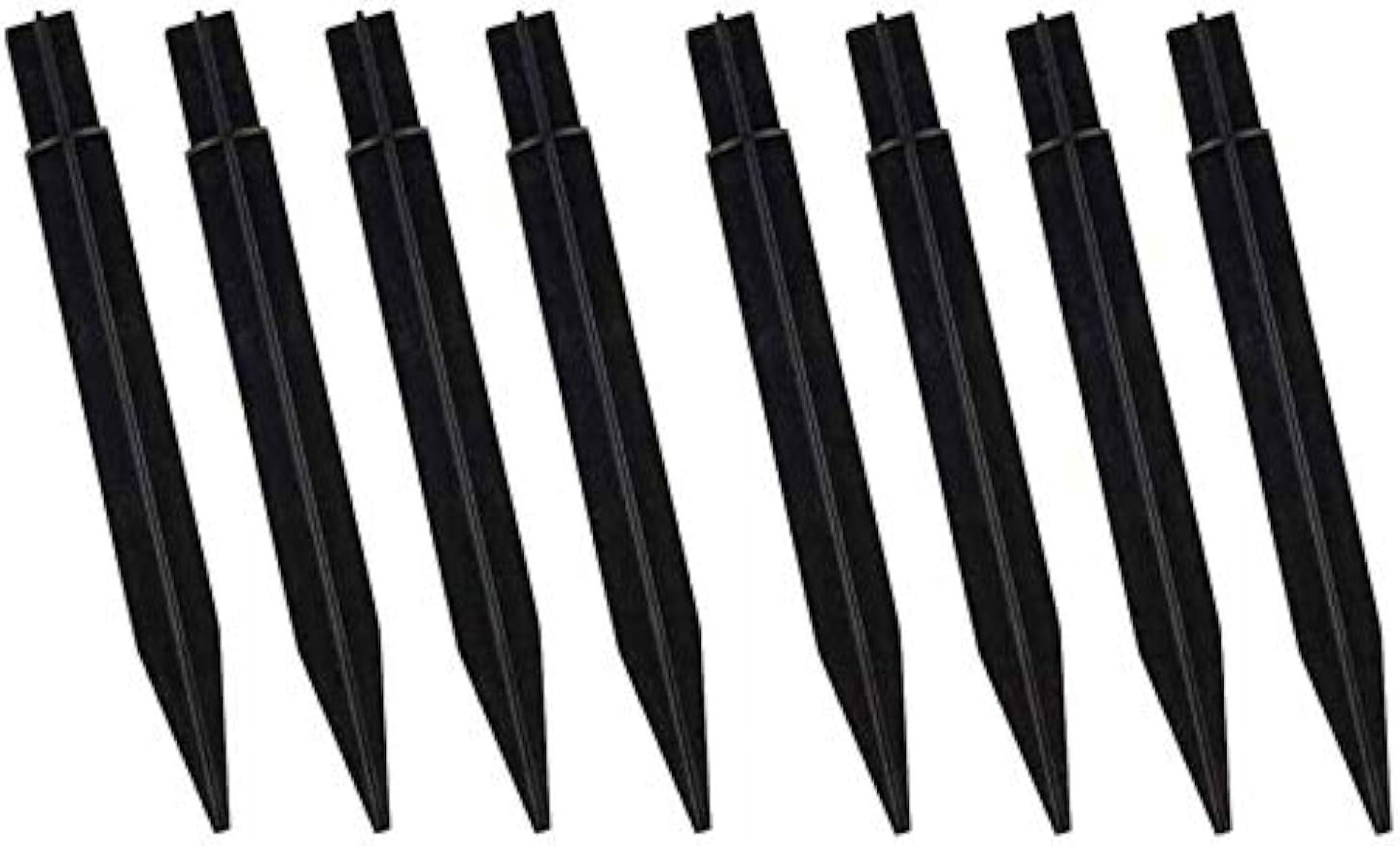8 PCS - 8.25 Inch Plastic Ground Spikes, Solar Flashlight Light ...