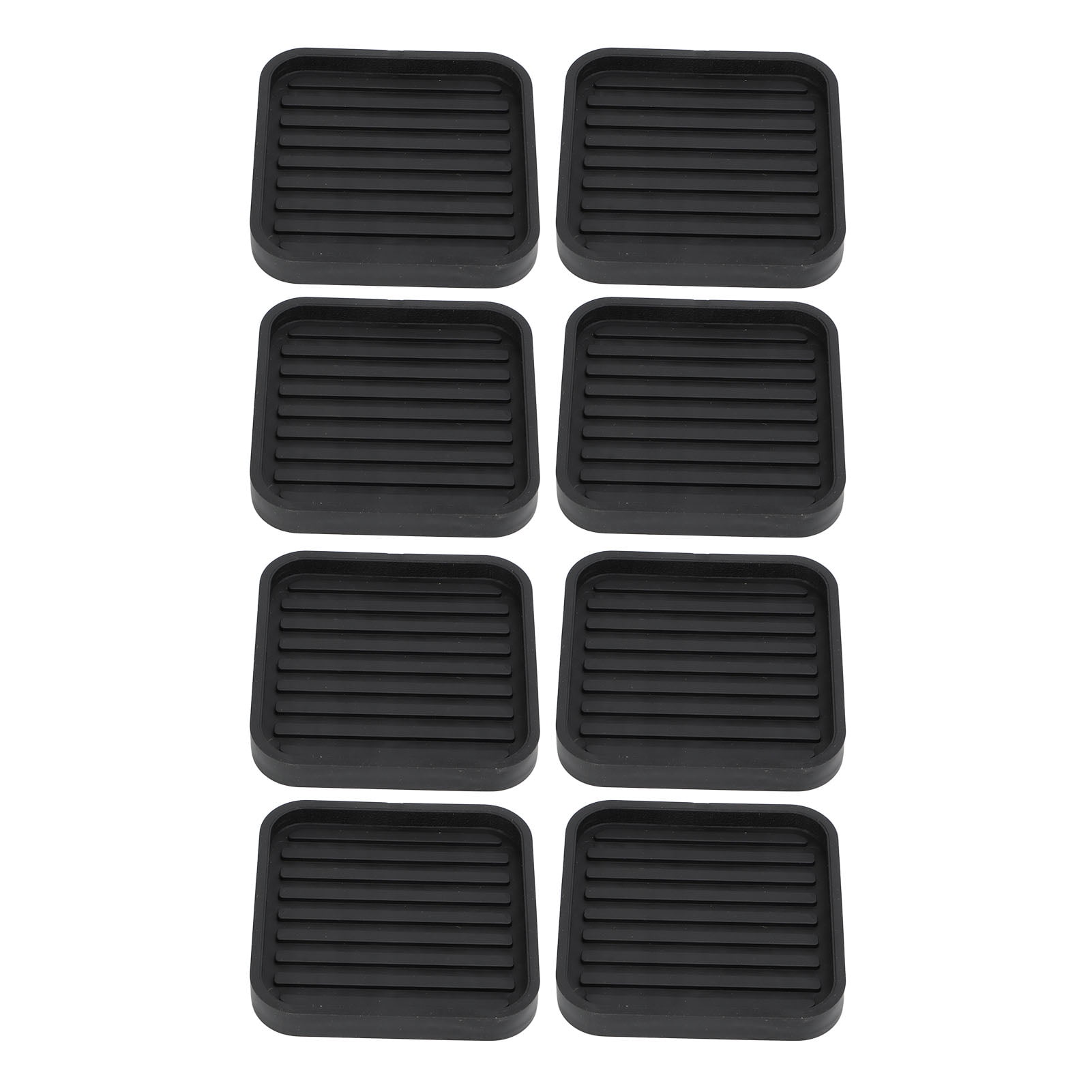 8 PCS Anti Vibration Pads Non Slip Rubber Mat Bed Risers for ...