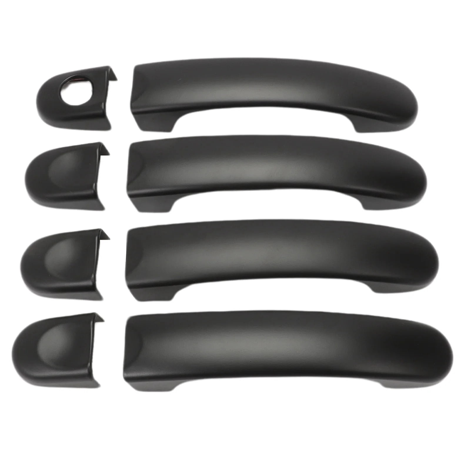 8 PCS Black Door Handle Cover For Volkswagen Transport T5 T6 Caddy Van ...