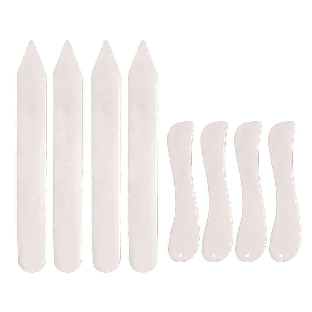 8 PCS Bone Folder EC36 Tool, Plastic Bone Folder Creaser Set Scoring ...