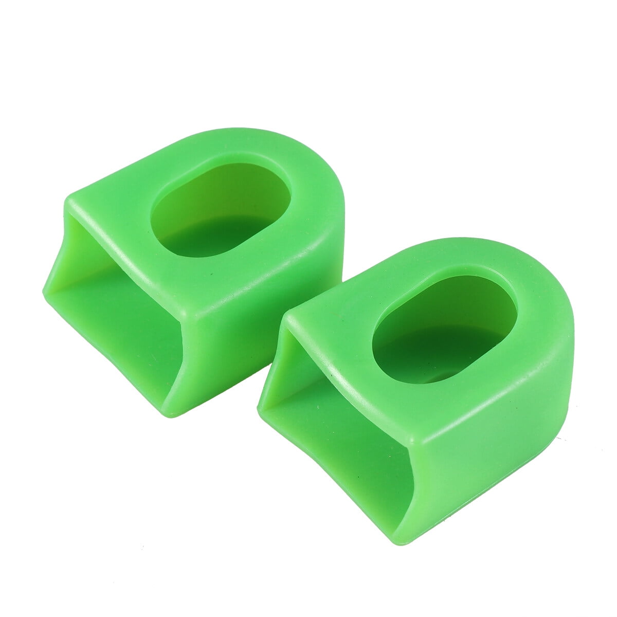 Crankset Protectors in Green Silicone for Bike Use 8 Pieces Keep Crank Arm Safe from Damage Fits ...