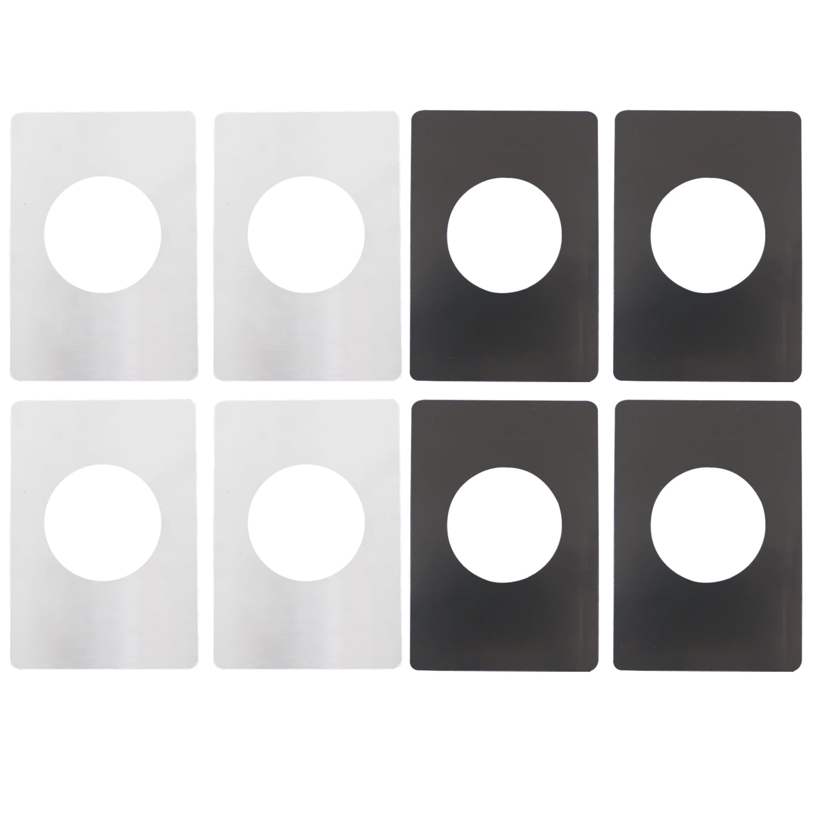 8 PCS Door Reinforcement Plate, Door Handle Fixing Cover Filler Repair ...