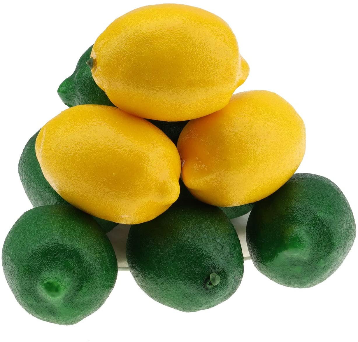 8 PCS Fake Yellow Green Lemons Artificial Fruits Faux Lifelike for ...