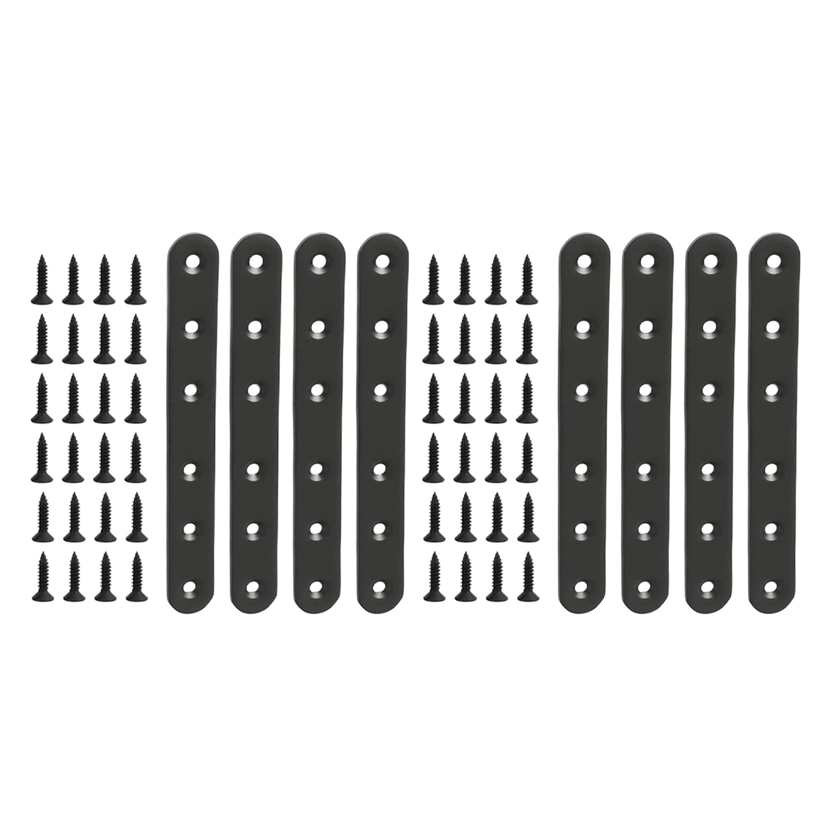 8 PCS Flat Straight Bracket Stainless Steel Mending Plate for Wood ...