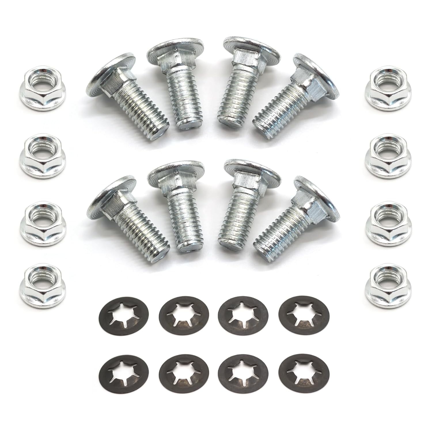 8 PCS Gas Tank Skid Plate Bolts Compatible with Jeep Wrangler TJ 97-06 ...