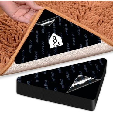 Non-Slip Rug Grippers, 16 Pcs Reusable Rug Pads for Hardwood, Tile ...