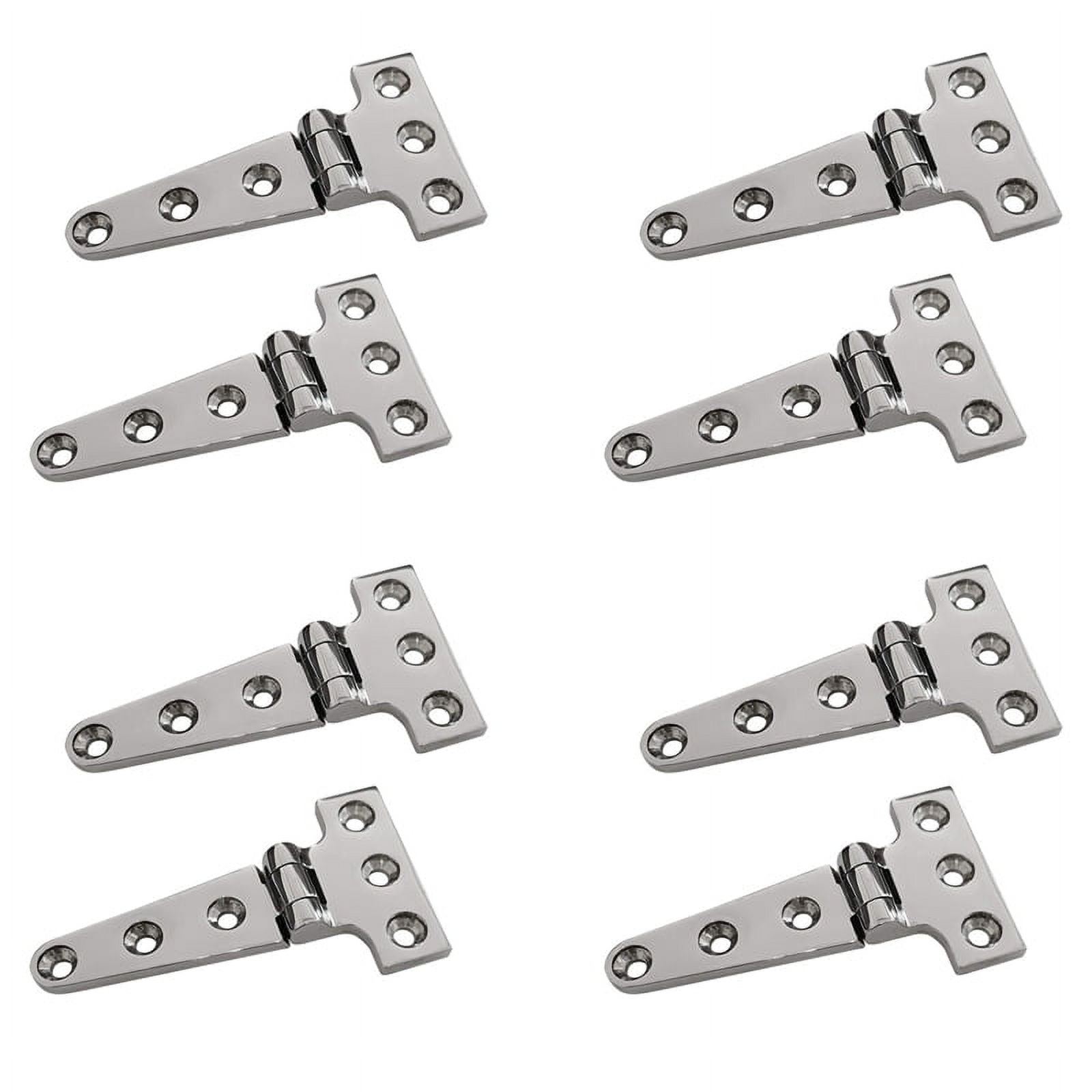 8 PCS Heavy Duty T Hinge 316 Stainless Steel Marine Grade Casting Hinge ...