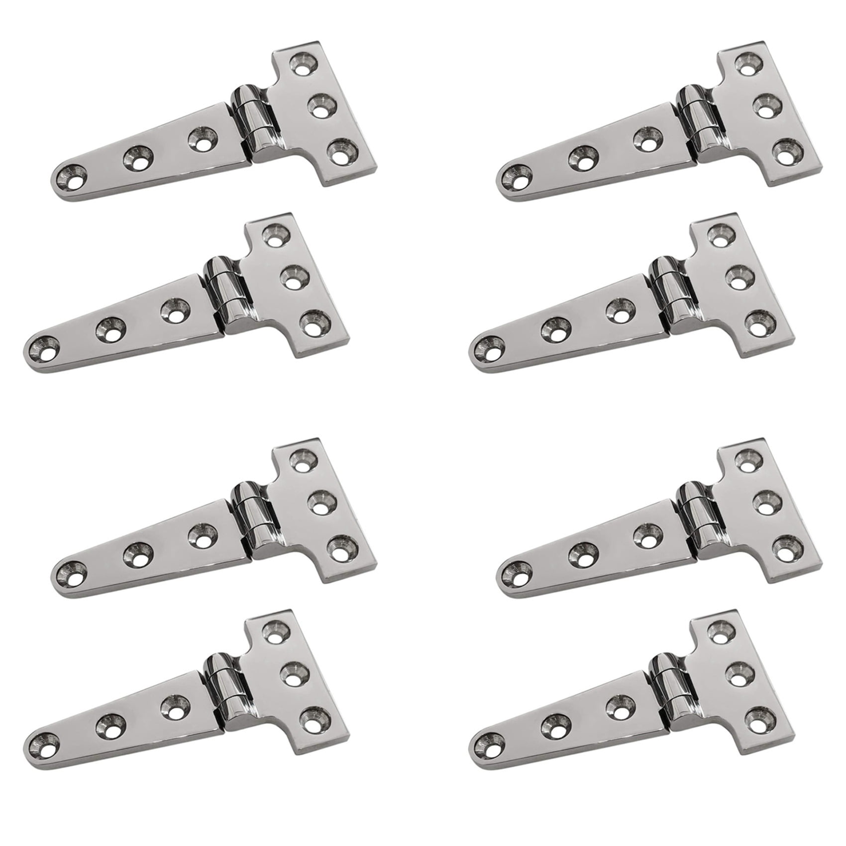 8 PCS Heavy Duty T Hinge 316 Stainless Steel Marine Grade Casting Hinge ...