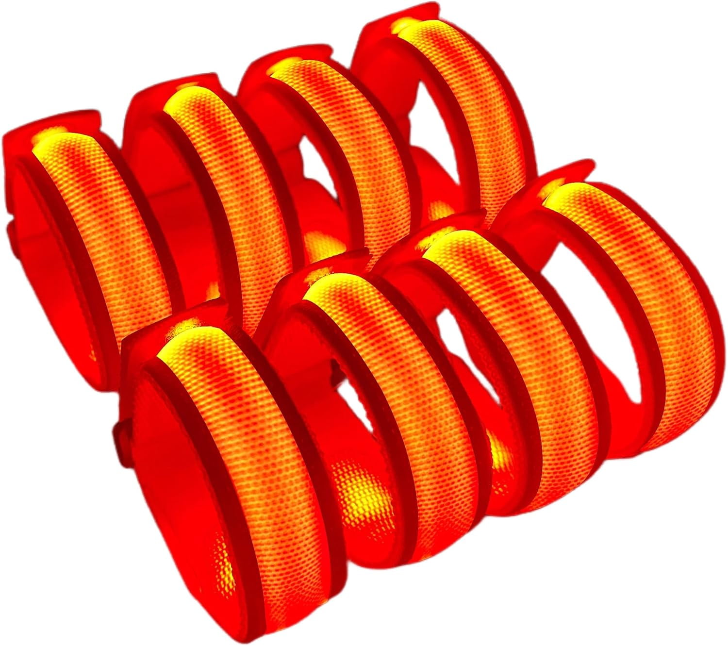 8 PCS LED Glow Bracelets, Light Up Bracelets for Kids Adults - Glow in ...