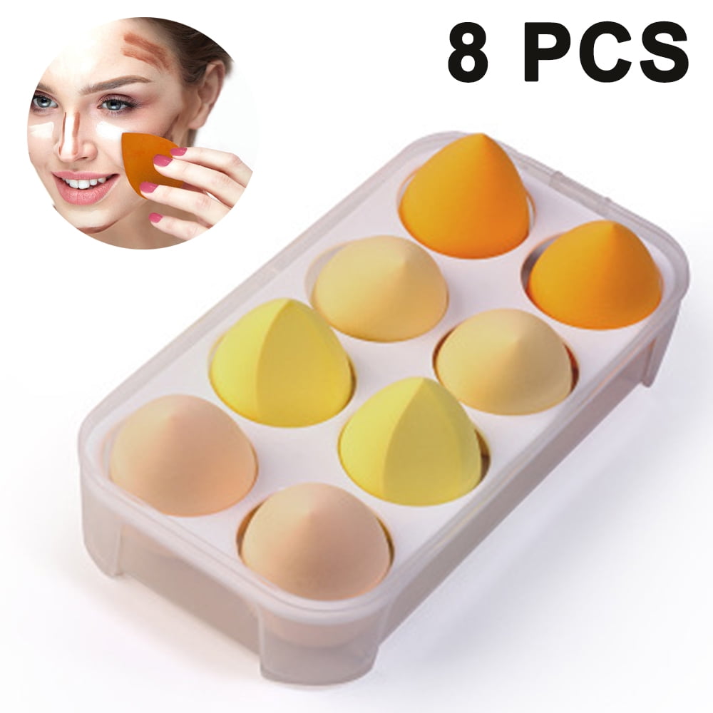 8 PCS Makeup sponge Set Beauty Cosmetics Tool Facial Powder Puff ...