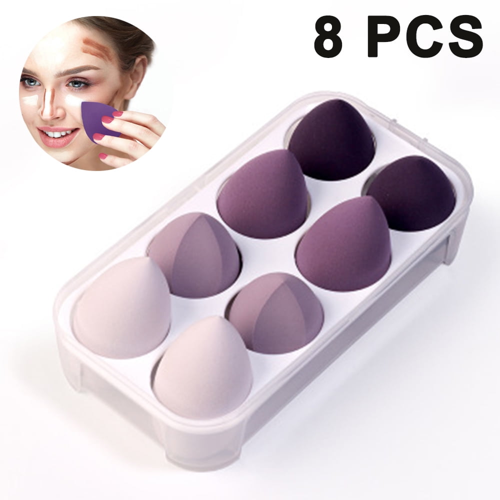 8 PCS Makeup sponge Set Beauty Cosmetics Tool Facial Powder Puff ...