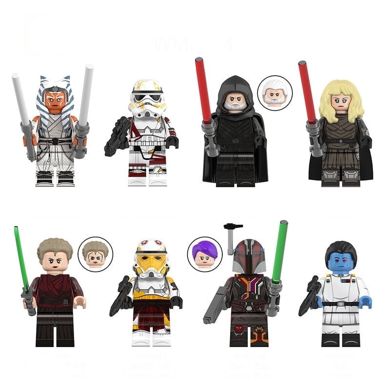8 PCS Minifigures Set –Star Movies Building Blocks, Creative Puzzle ...