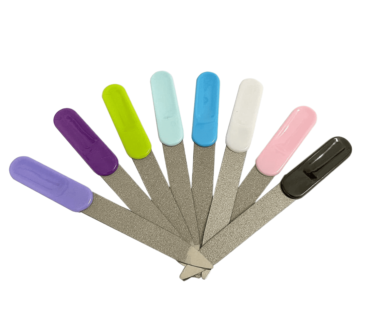 8 PCS Nail Files, Double Sided Emery Boards Nail File Tools Stainless ...