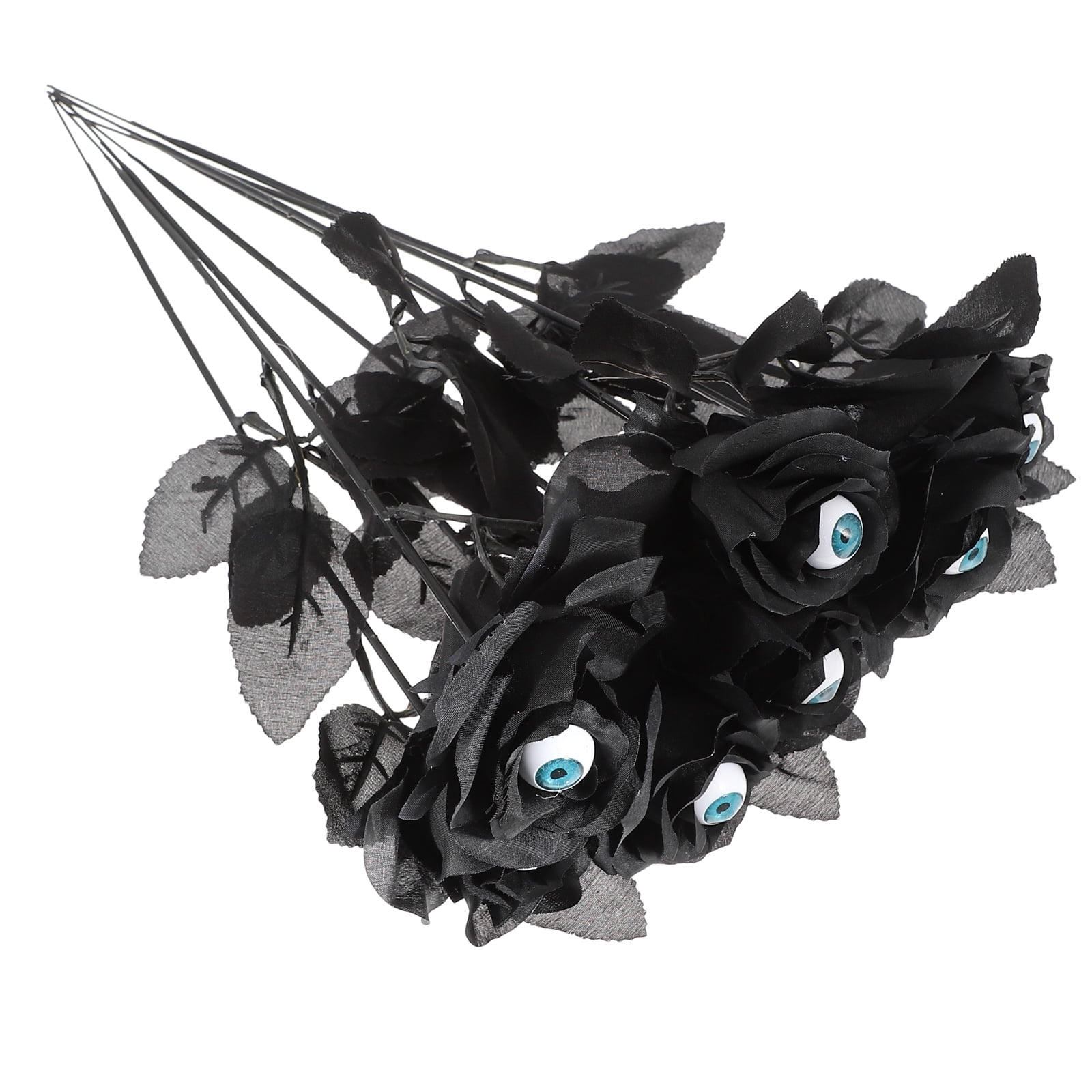 HONITANO Halloween Indoor Decorations Halloween Eyeball Rose Black ...