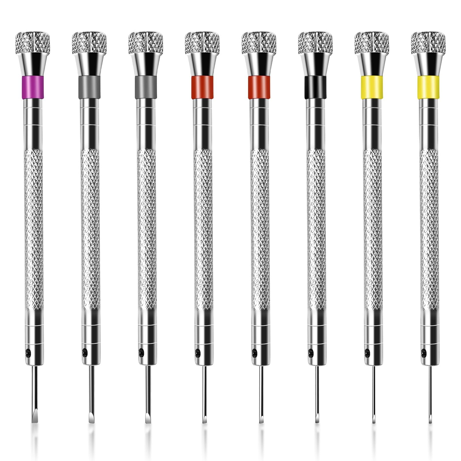 8 PCS Precision Jewelers Screwdriver Set, 0.8-1.6mm, Professional Watch ...