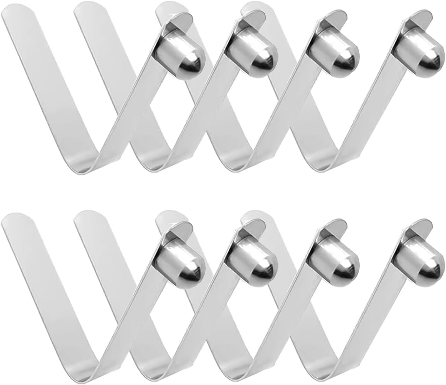 8 PCS Push Button Spring Clip 6mm Kayak Paddle Spring Snap Clips Tent ...