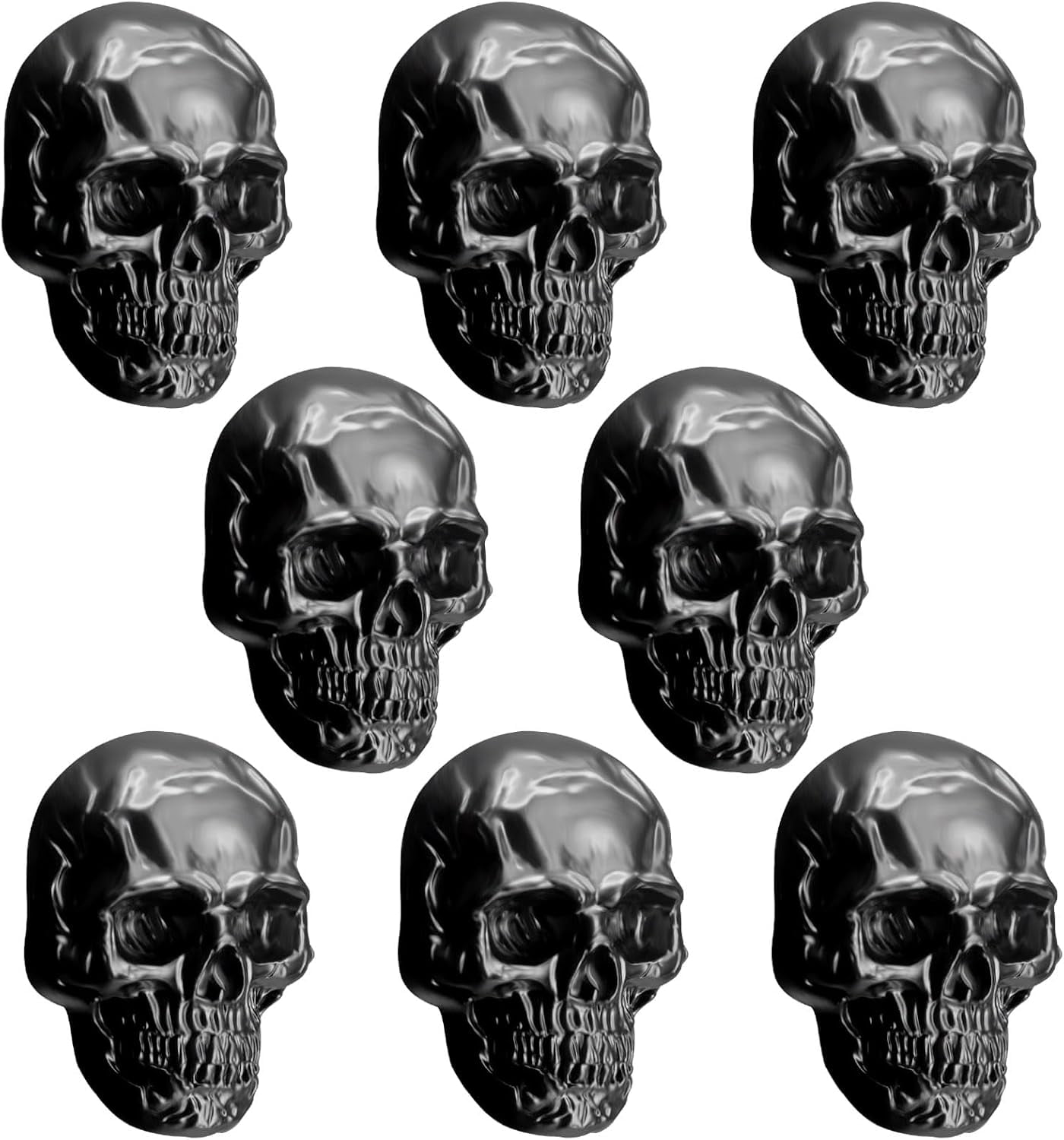 8 PCS Skull Fridge Magnets Vintage Skeleton Goth Refrigerator Magnets ...