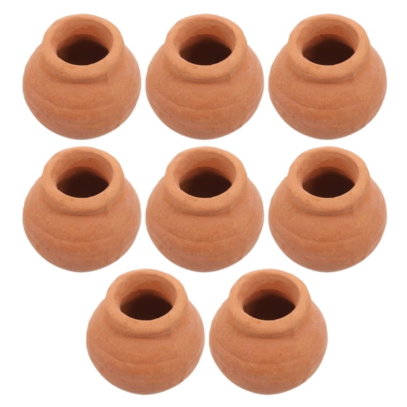 8 PCS Thumb Succulent Flowerpot Terracotta Plant Pots Clay for Plants ...