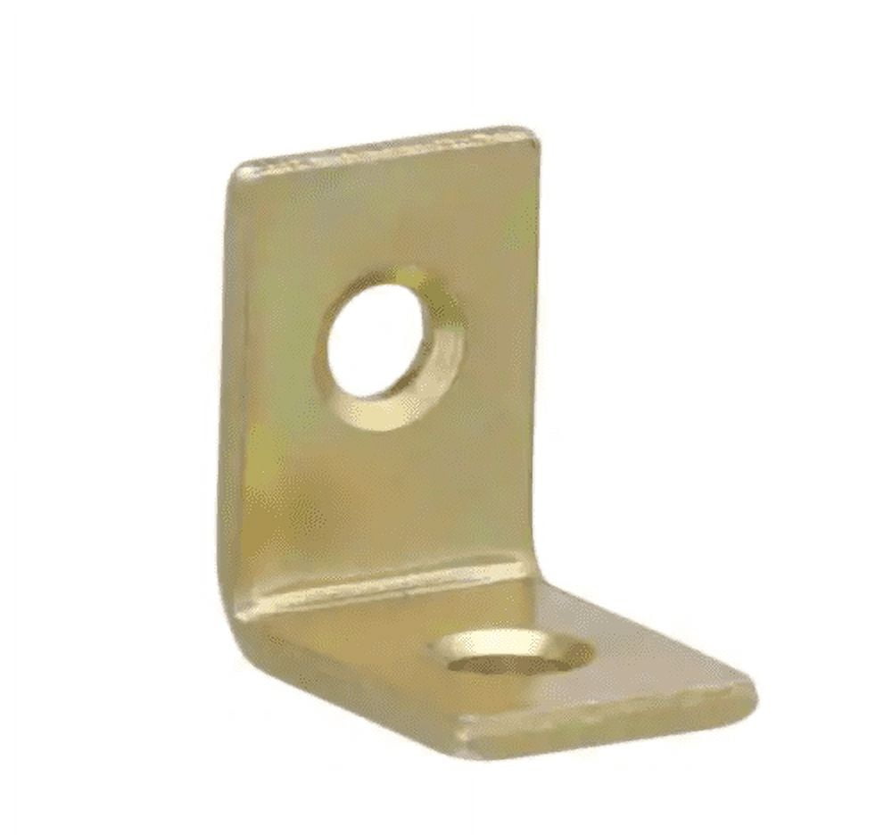 8-PK Everbilt 3/4 in. Satin Brass Corner Reinforcement Braces Right ...