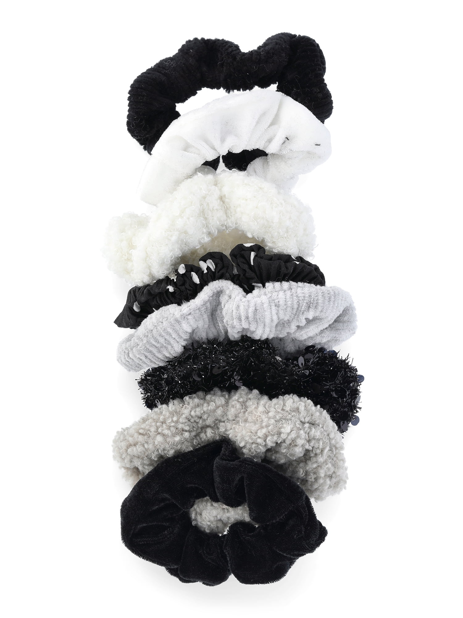 Wonder Nation Twister Hair Scrunchies, 8-Piece - Walmart.com