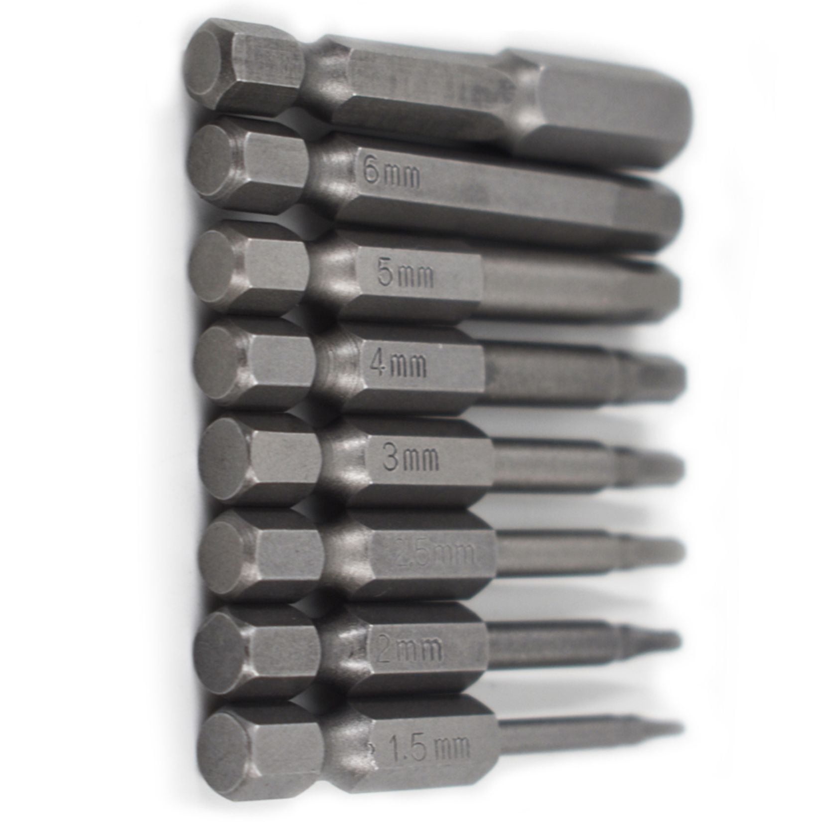 8 Pack 1/4 inch Hex Impact Driver Bits Set Magnetic Shanks Quick ...
