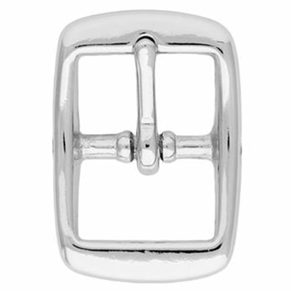 8 Pack 1 In. Nickel Plated Die Cast Double Centre Bar Horse Tack Buckle ...