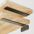 8 Pack 10" Floating Shelf Bracket, Shelves Brackets, Wood Shelving ...