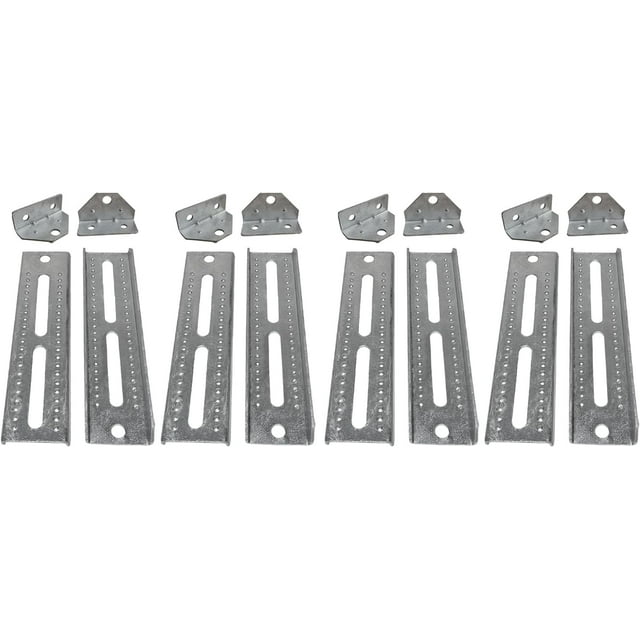 8 Pack - 10" Galvanized Swivel and Top Bunk Bolster Bracket for Boat ...