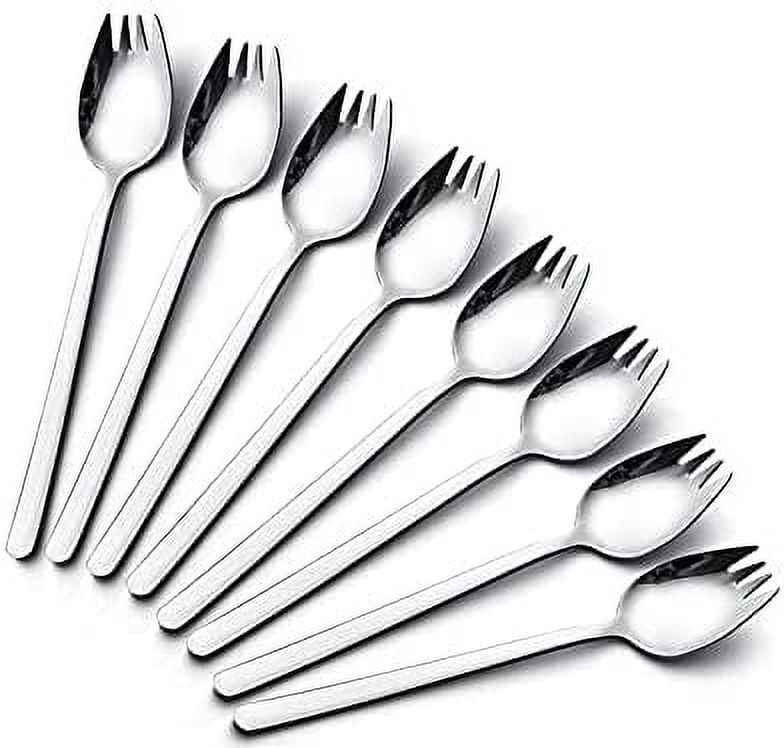 8-Pack 18/10 Spork Stainless Steel , Metal Spork for Everyday Household ...