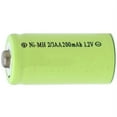 Green Sleeve 8-Pack 2/3 AA NiMH Button Top Rechargeable Battery (200 ...