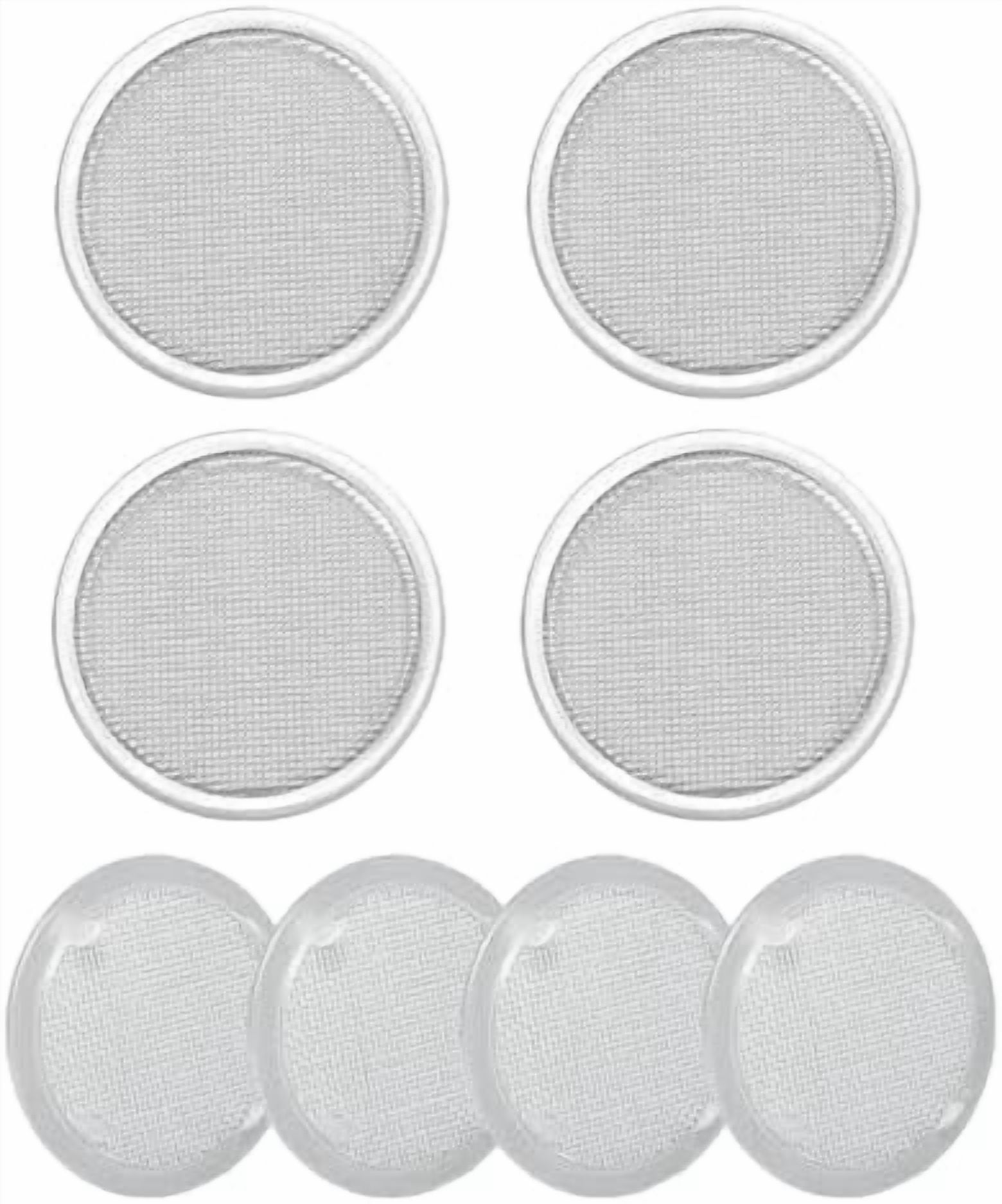 8-Pack 2 Inch Round Vent Covers with Mesh Screen, Metal Circular Vent ...