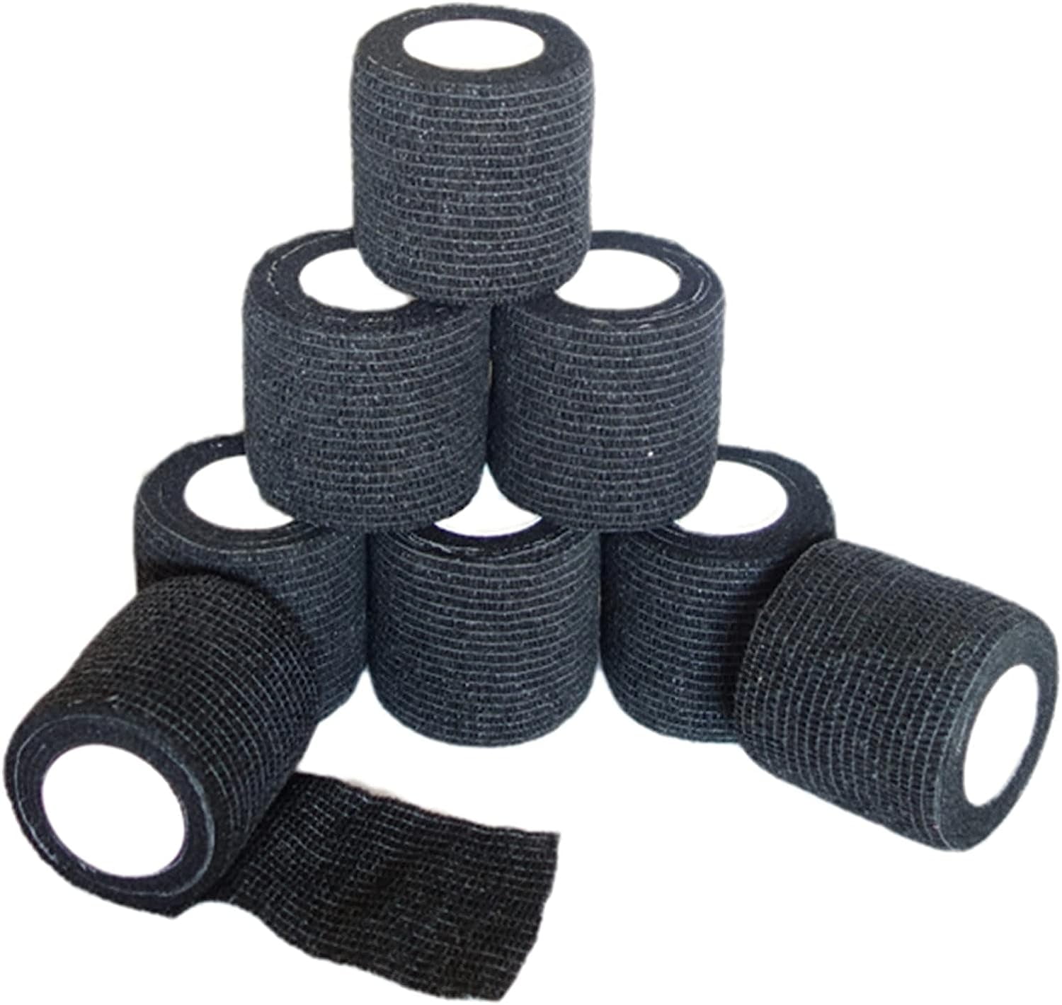 8 Pack 2 Inches Self Adhesive Bandage Wrap Breathable Cohesive Vet Wrap ...