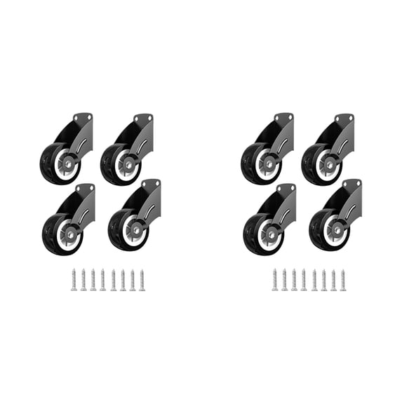 8-Pack 2inch Gate Wheels, Anti-Sag Door Bottom Support Wheels, Anti ...