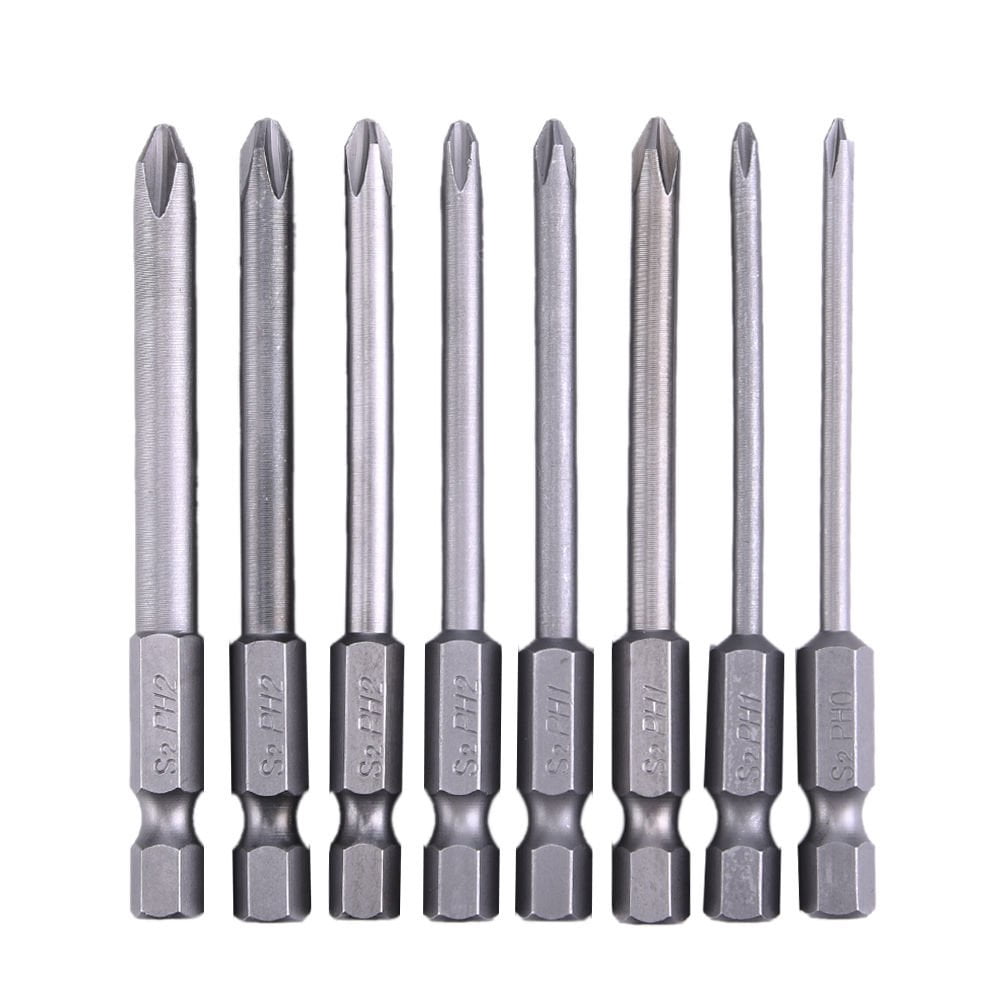 8 Pack 3 Inch Magnetic Long Hex Cross Phillips Screw Head Screwdriver ...