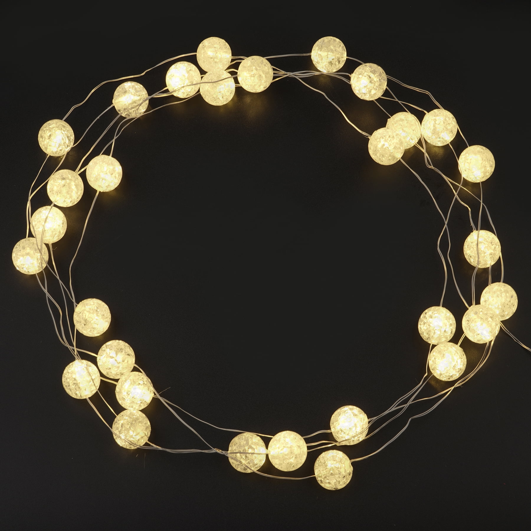 8 Pack: 30ct. Crackle Ball LED String Lights by Ashland™ - Walmart.com