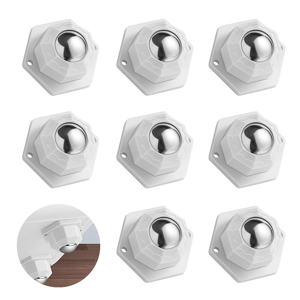 8 Pack 360 Degree Rotation Universal Wheel,Self Adhesive Caster Wheels ...
