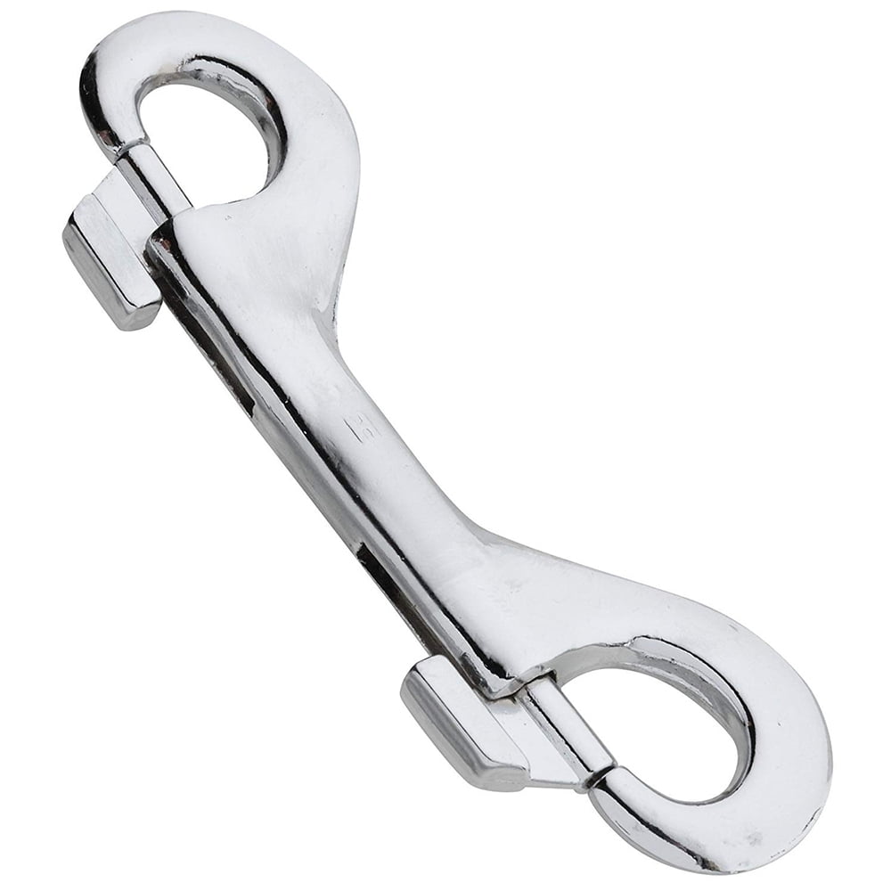 8 Pack 4 In. Western Horse Tack Die Cast Double End Snap Nickel Plated ...
