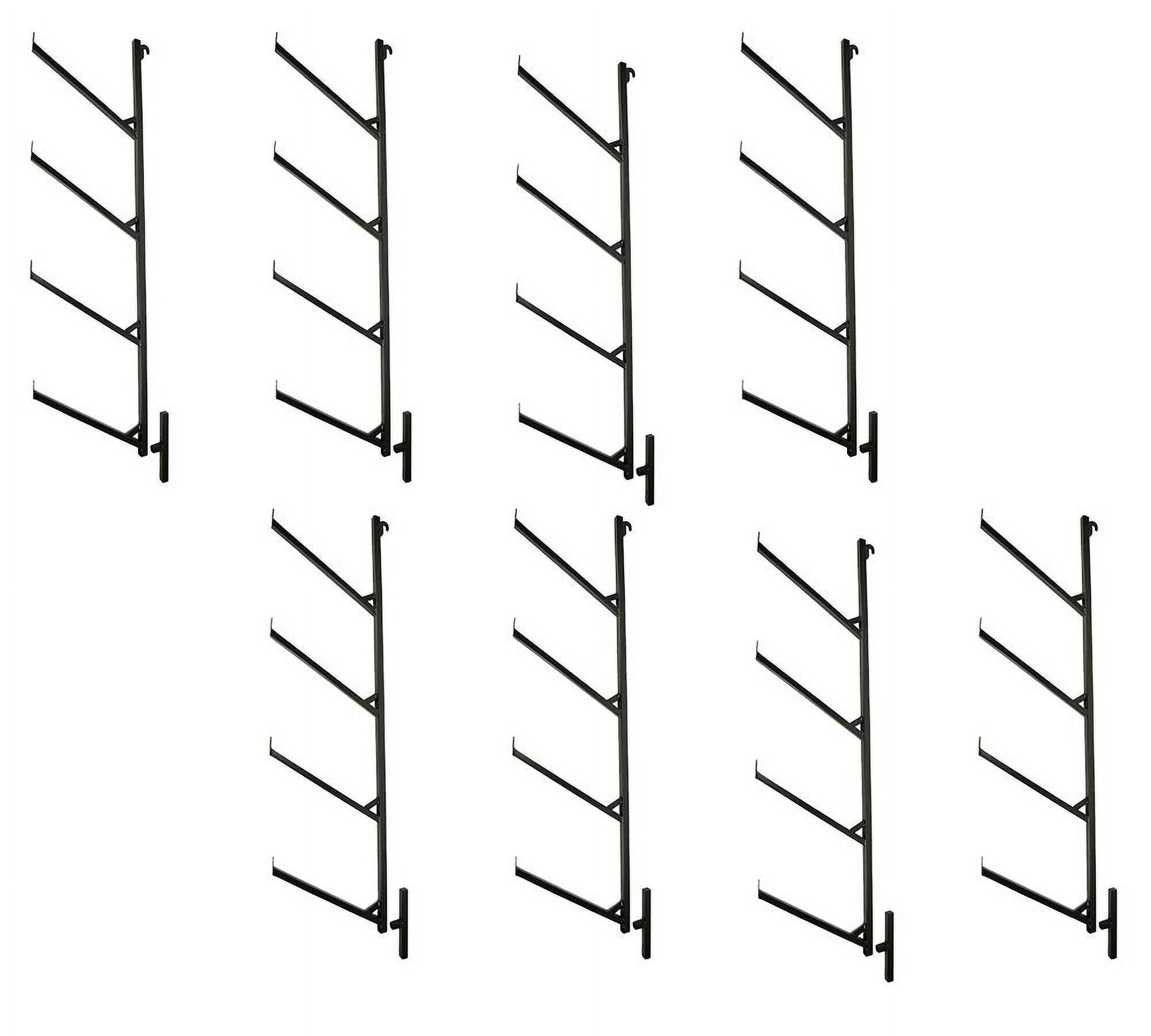 8 Pack of 4 Tier Shipping Container Pipe Rack with 18"(L) x 64"(H ...