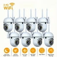 8-Pack 4MP Wireless Security Camera System, 2K WiFi Cameras with Color ...
