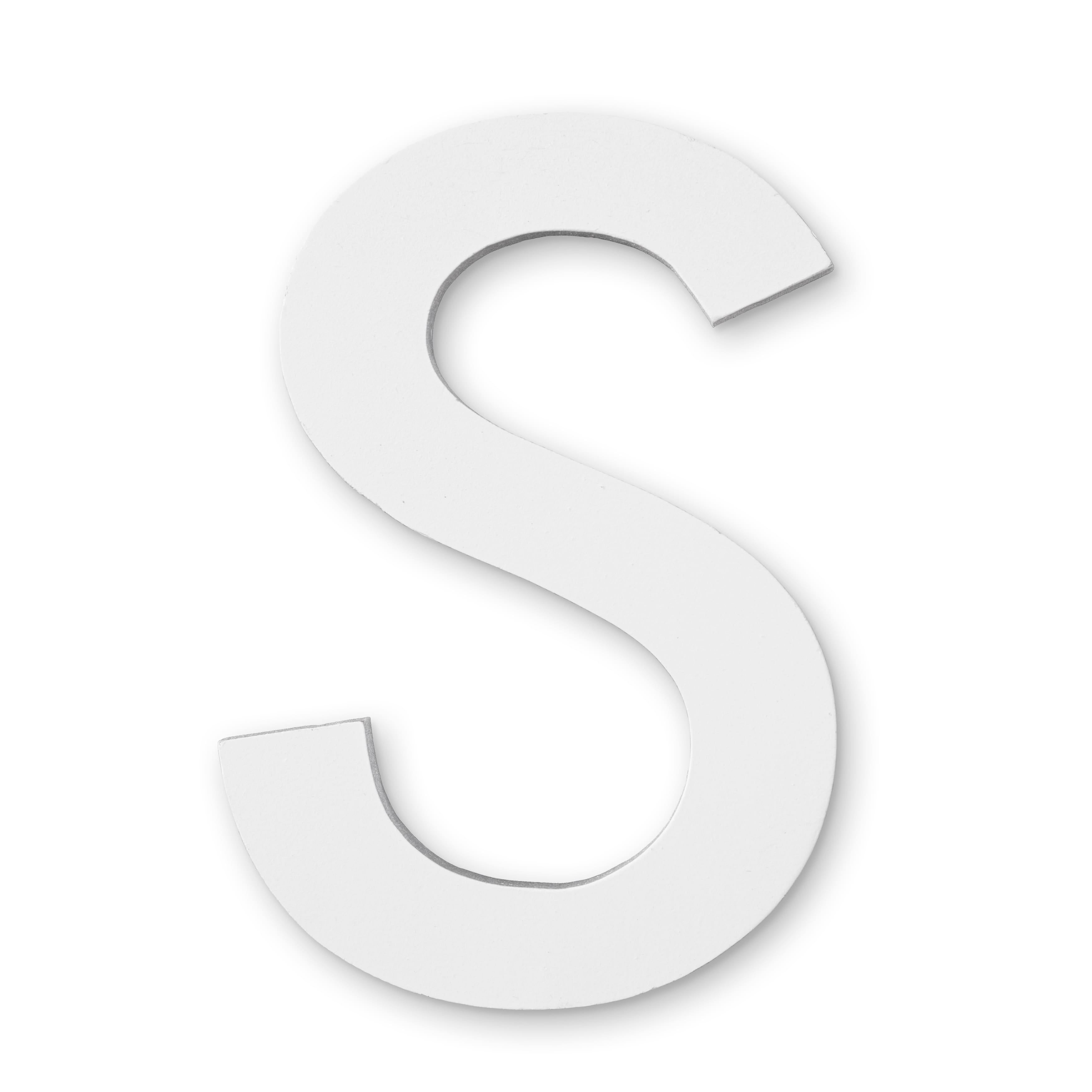 8 Pack: 5.5" White MDF Letter by Make Market® - Walmart.com